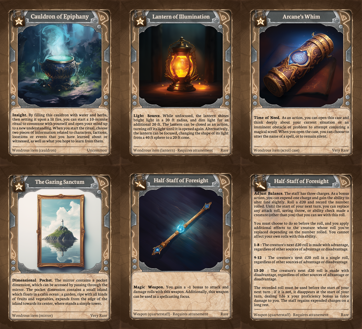 Vault of the Eternals : 20 FREE printable cards for your RPG campaigns ...