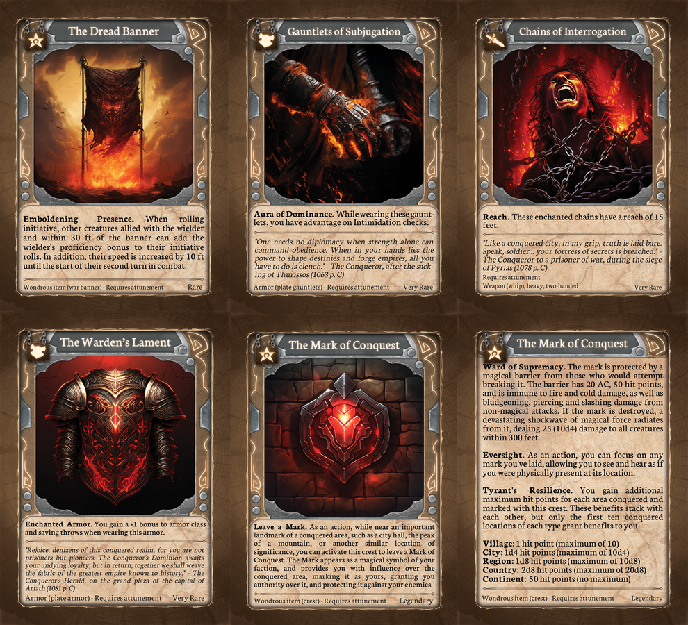 Vault of the Eternals : 20 FREE printable cards for your RPG campaigns ...